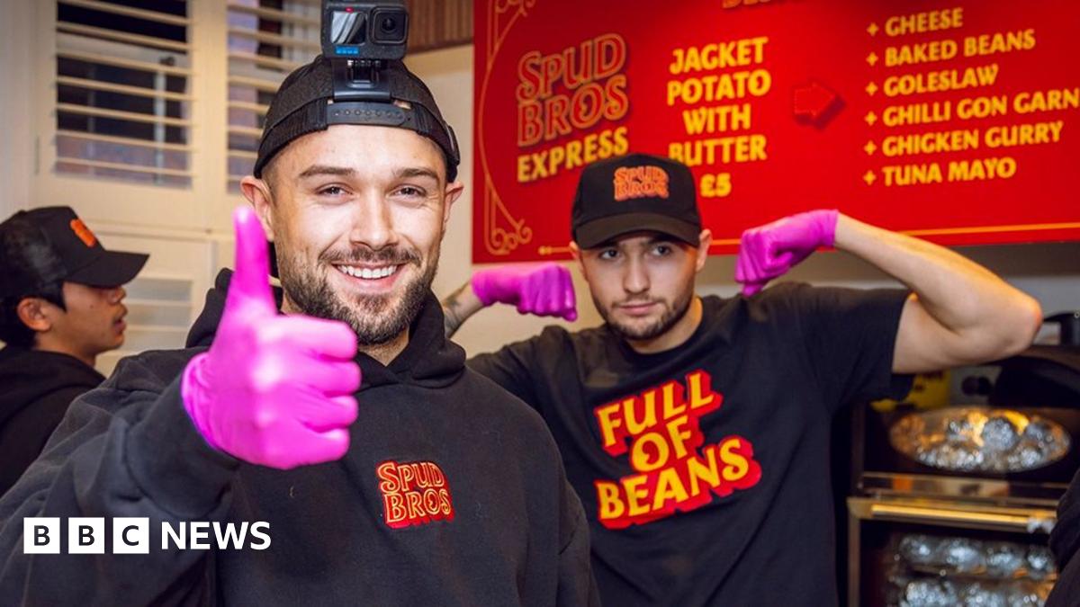 How Preston's Spud Bros became TikTok stars with jacket potatoes - BBC News