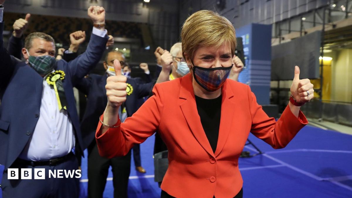 SNP win election one seat short of majority - BBC News