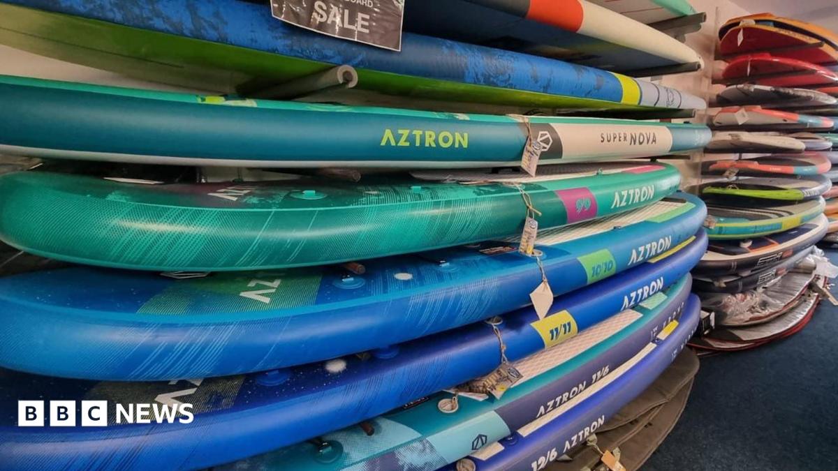RNLI seeing an increase in paddleboard rescues across South West - BBC News