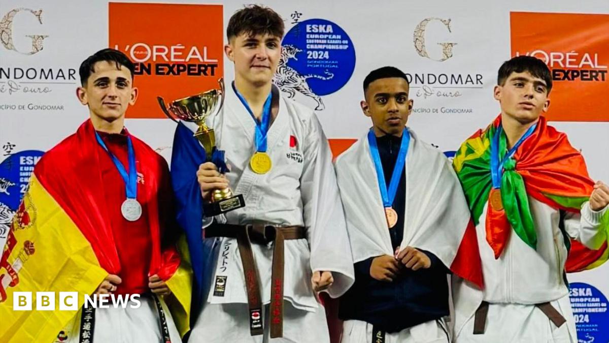Barnsley 'Karate Kid' wins bronze for England in championship - BBC News