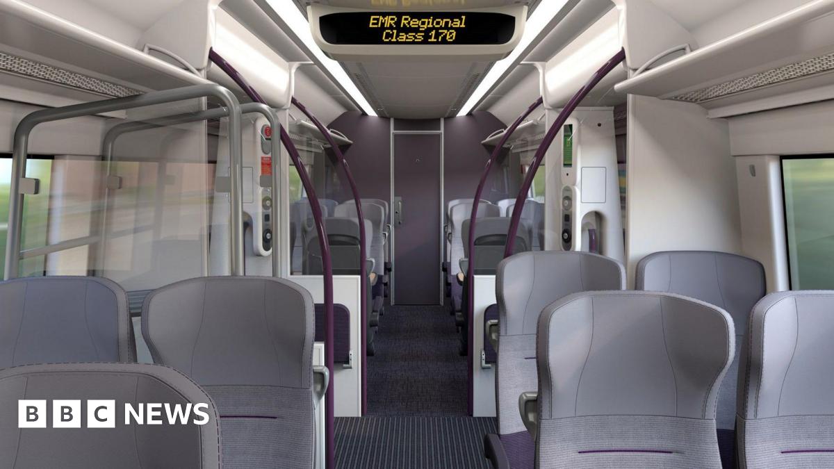 First look at East Midlands Railway train refurbishment plans - BBC News