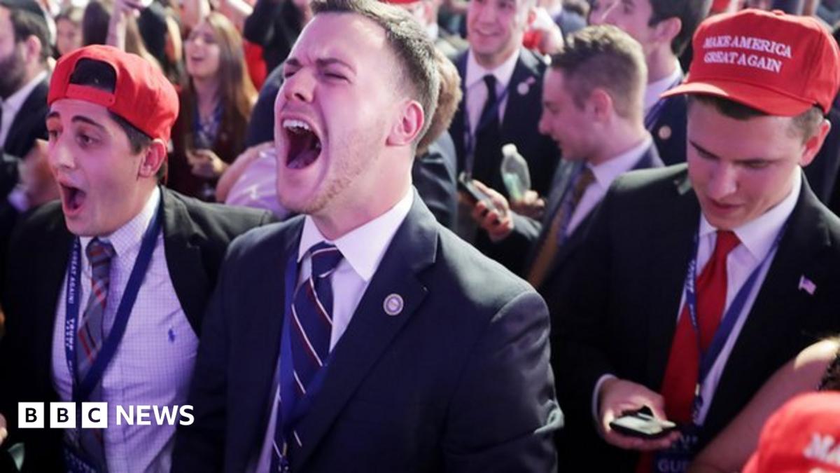 US Election 2016: Tears and euphoria as Trump wins - BBC News