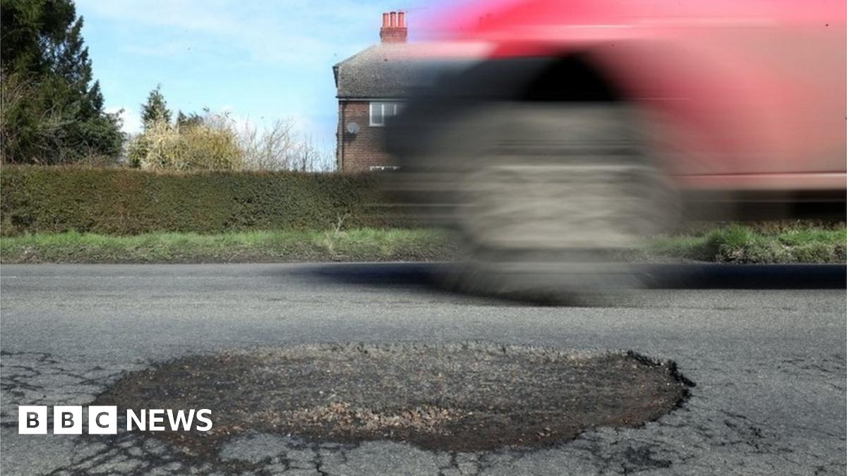 Pothole 'epidemic' costs £1m a month in motoring claims, says AA - BBC News