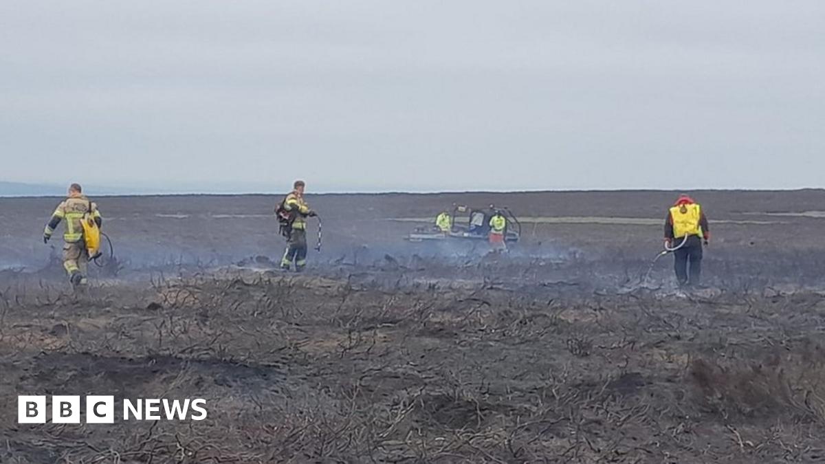Majority of fire near Sheffield plantation extinguished - BBC News