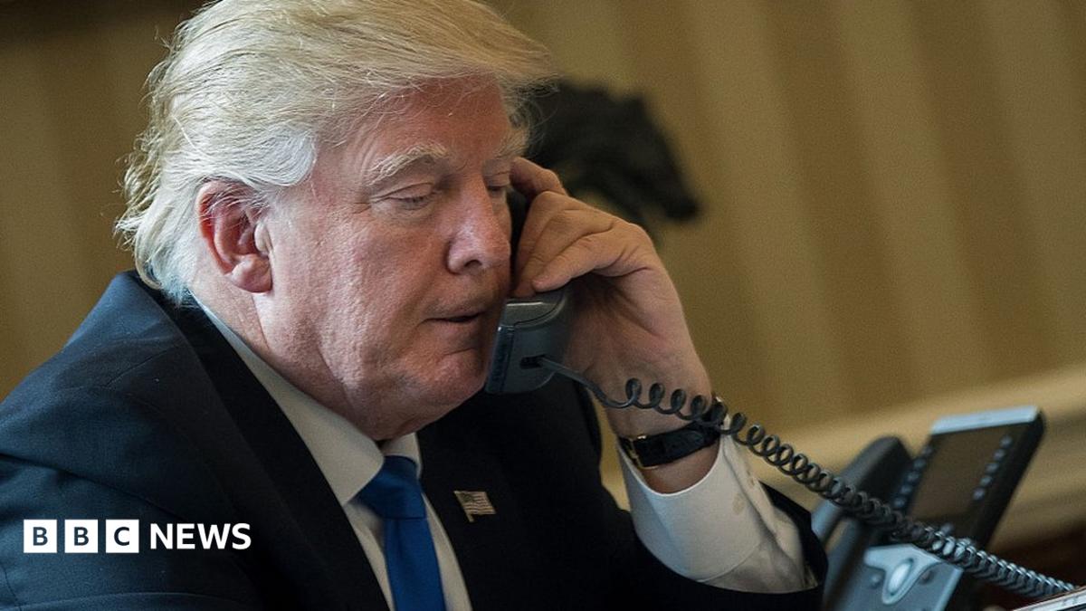 Trump's telephone un-diplomacy - BBC News