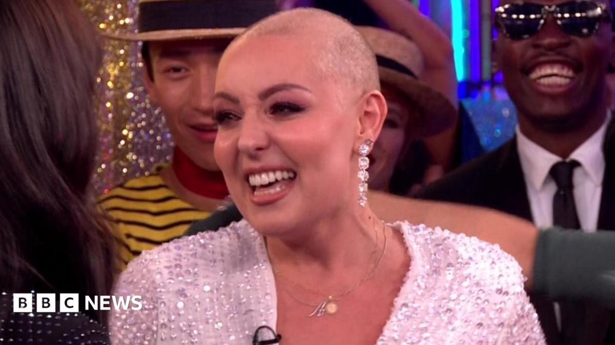 Amy Dowden: Cancer survivor moved to tears by Strictly appearance - BBC ...