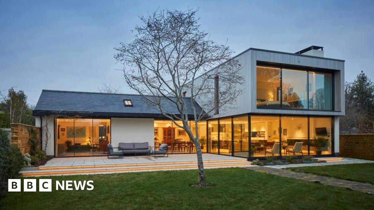 Northants house built with MND experts makes RIBA shortlist - BBC News