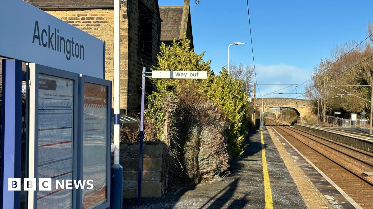 Acklington railway station used by just 11 passengers a week - BBC News