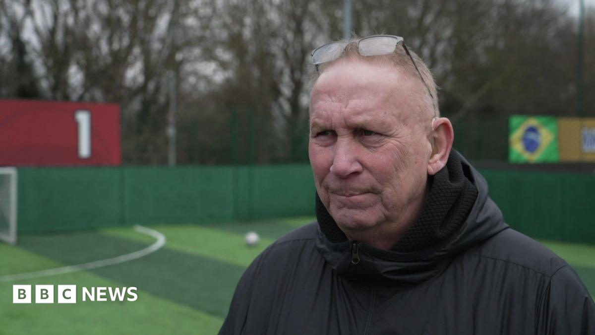 How walking football helped Pompey legend with cancer diagnosis - BBC News