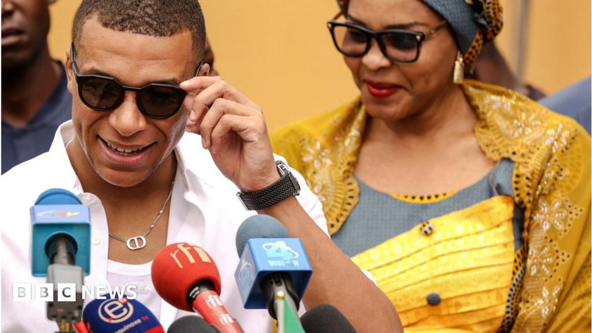 Kylian Mbappé 'honoured' to be in Cameroon - BBC News