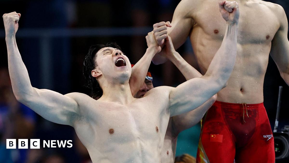 China swimmers' Olympic wins shadowed by doping scandal - BBC News