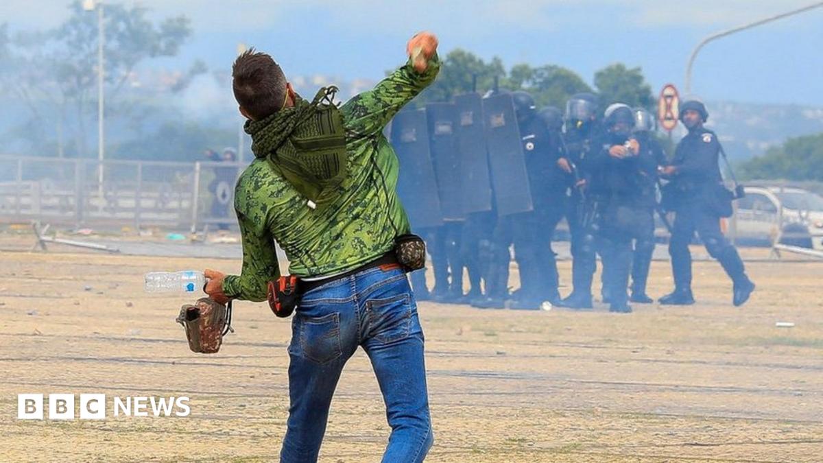 Brazil Congress: Dozens indicted over 8 January riot - BBC News