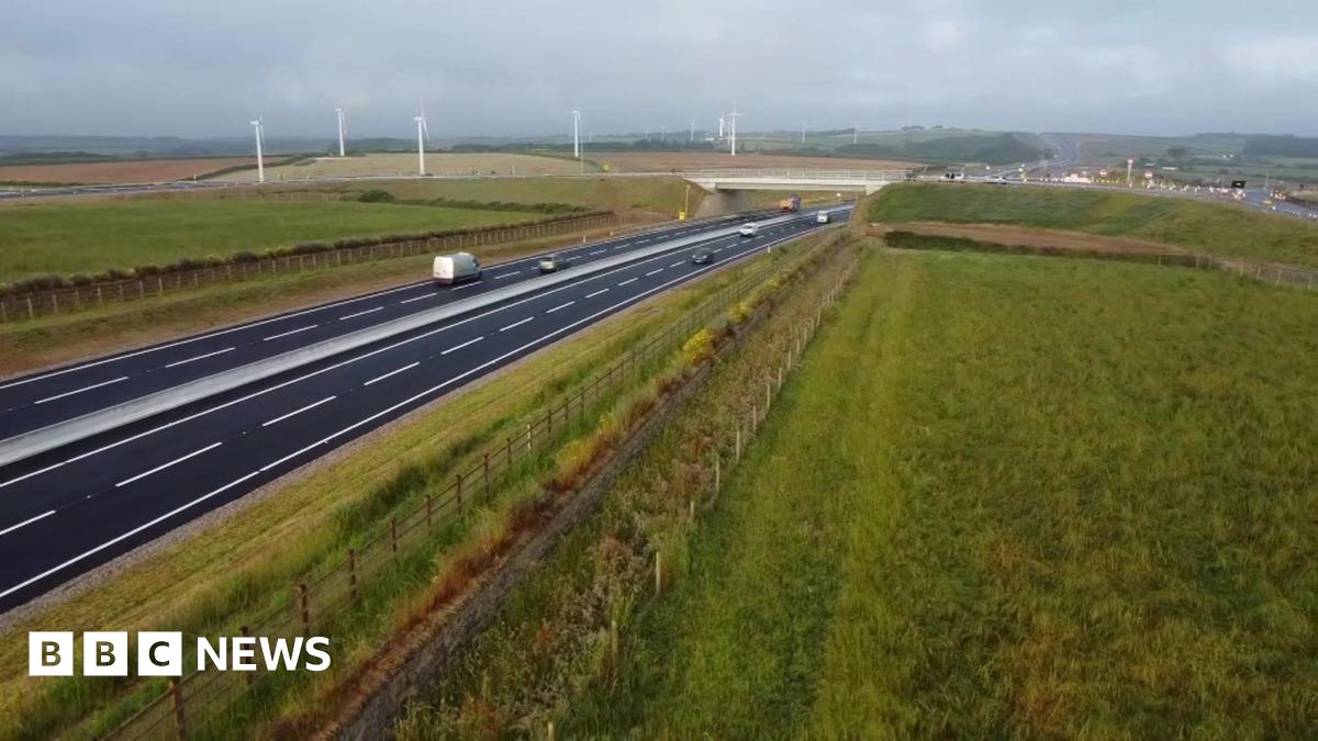 Road closures planned as A30 upgrade nears completion - BBC News