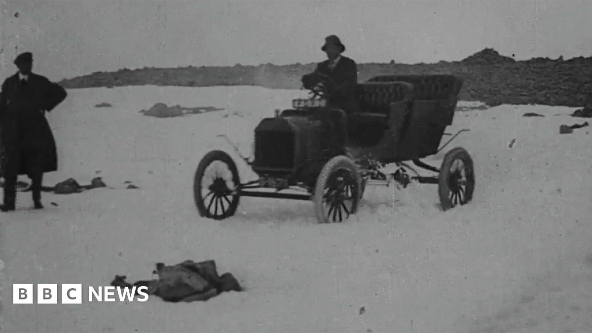 Lost film of Ford Model T on Ben Nevis found - BBC News