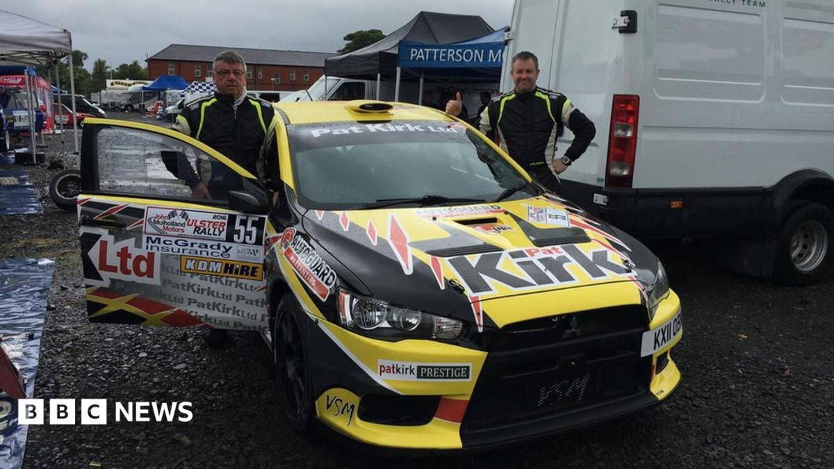 Ulster rally: Strabane driver Pat Kirk 'lucky to be alive' - BBC News