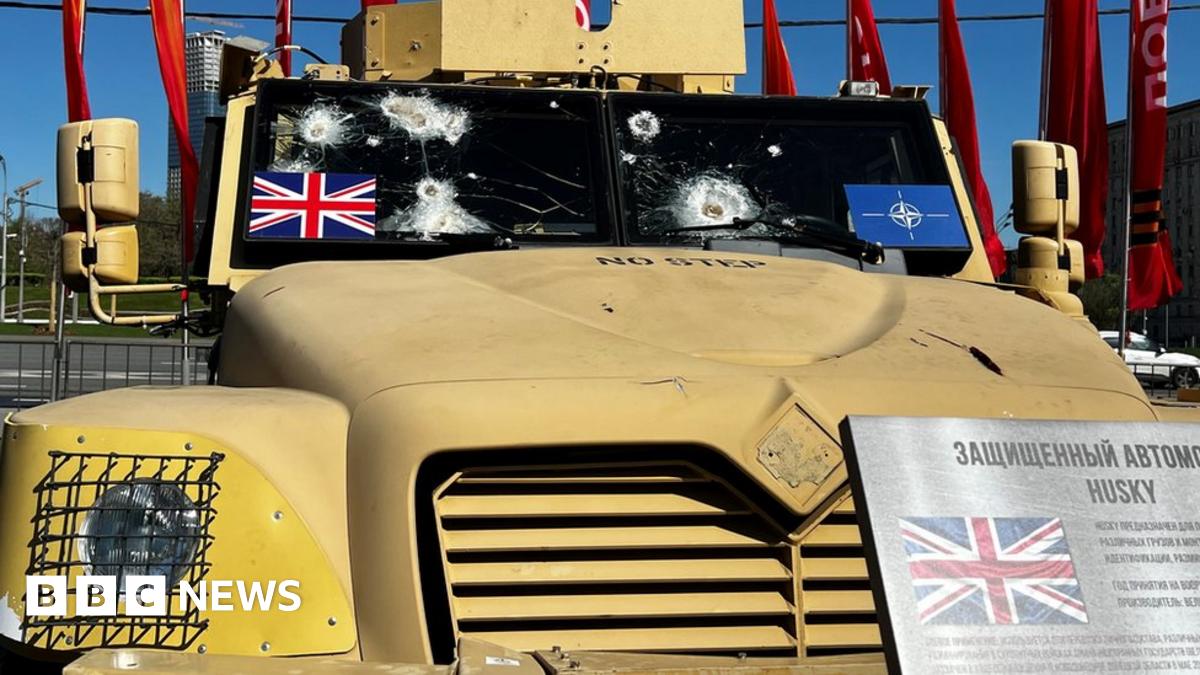 Russia flaunts Western military hardware captured in war in Ukraine ...