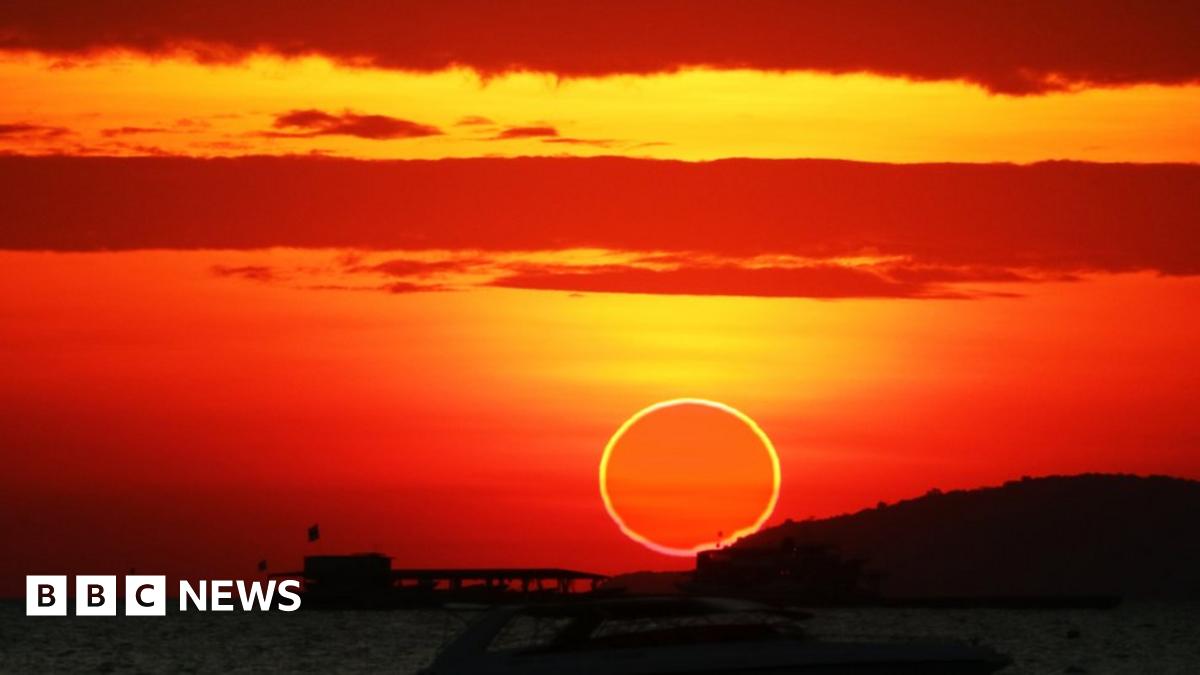 Solar eclipse 2021: ‘Ring of fire’ to sweep across the Earth - BBC News