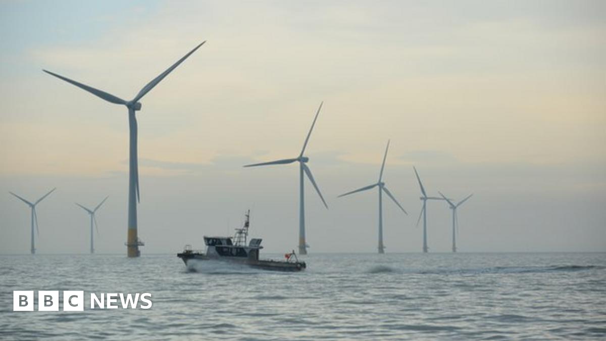 Kentish Flats wind farm expansion under way - BBC News