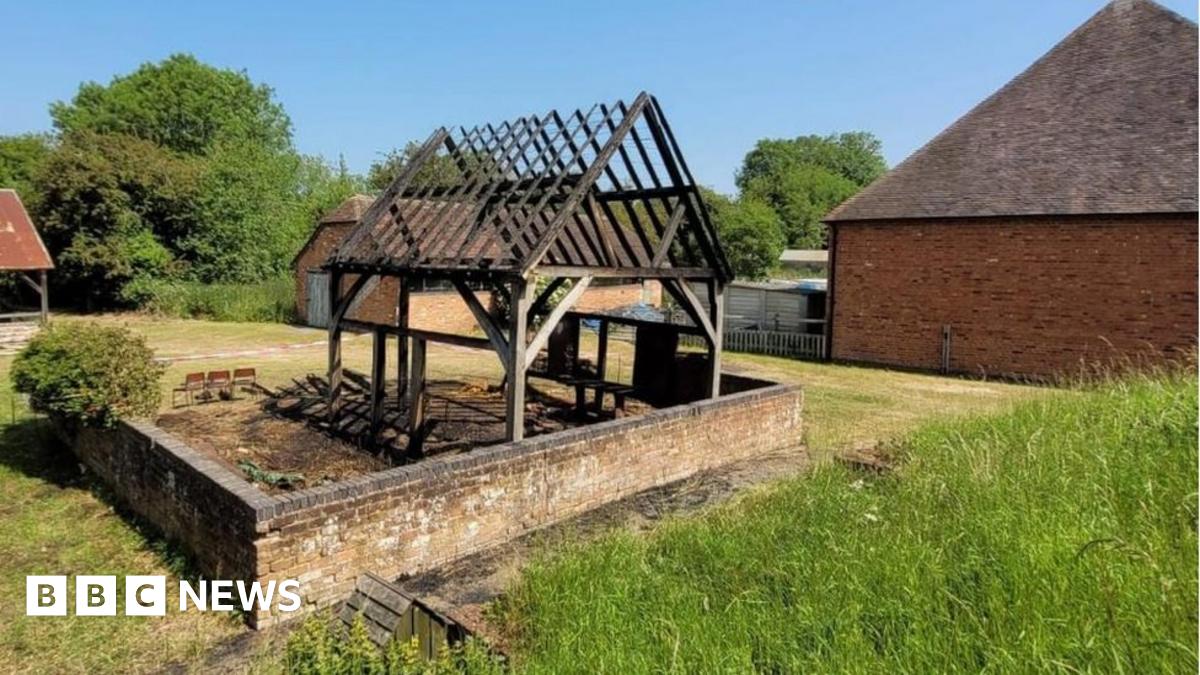 Avoncroft Museum's timber barn damaged in suspected arson - BBC News