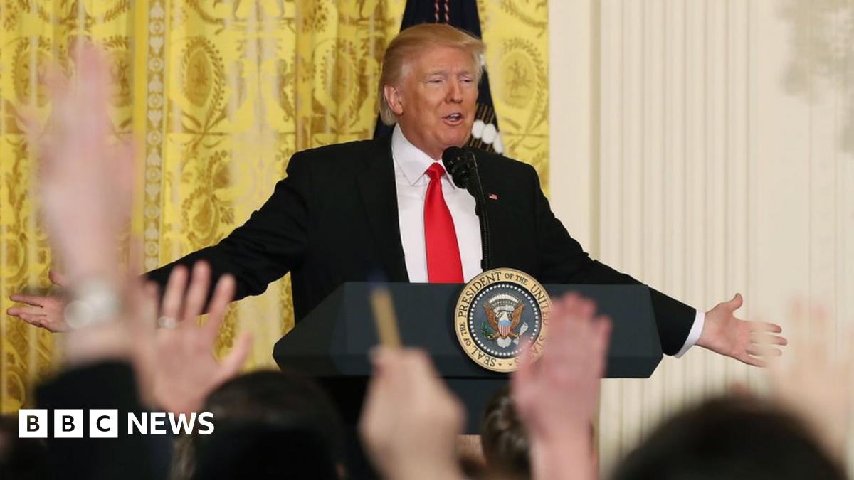 Full transcript of Trump press conference - BBC News