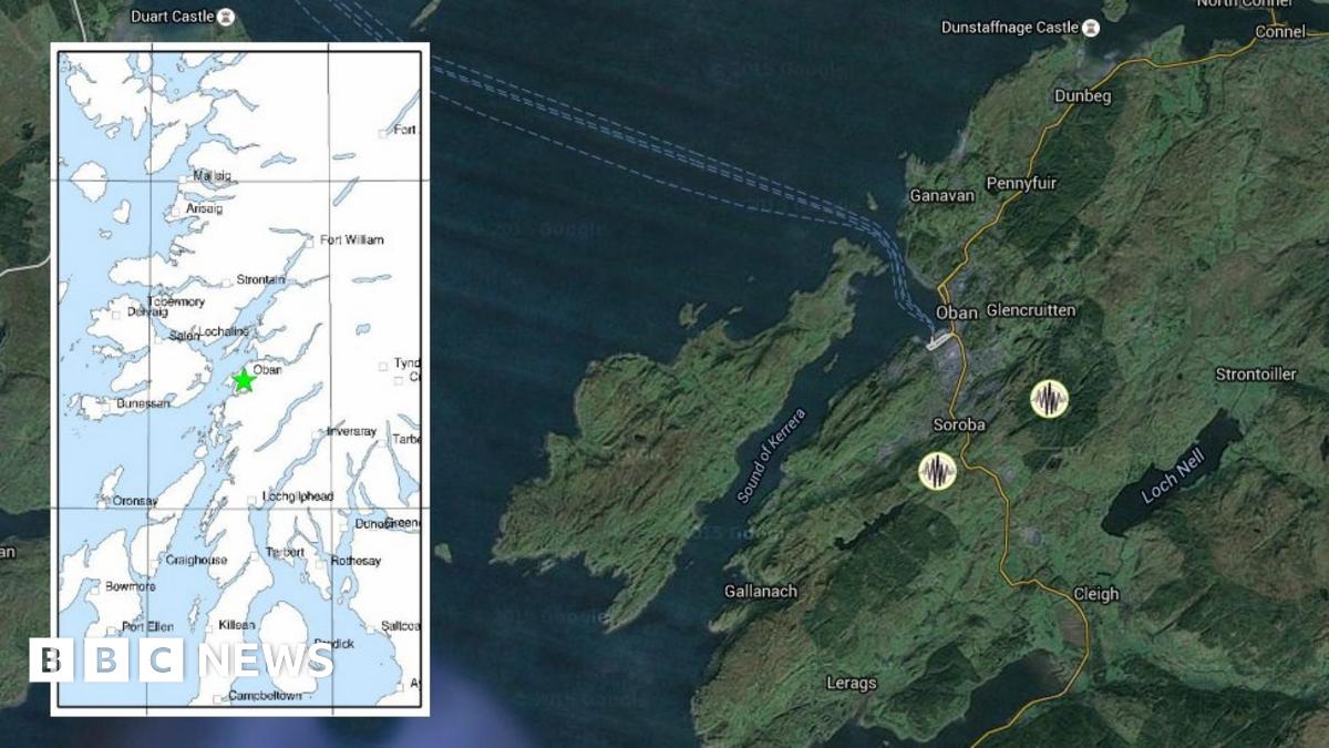 Oban hit by two earthquakes in a week - BBC News