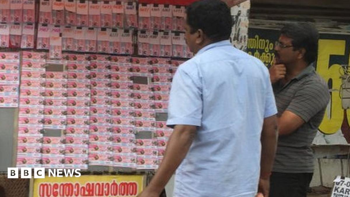 Kerala: Indian man who won lottery hours before selling house - BBC News