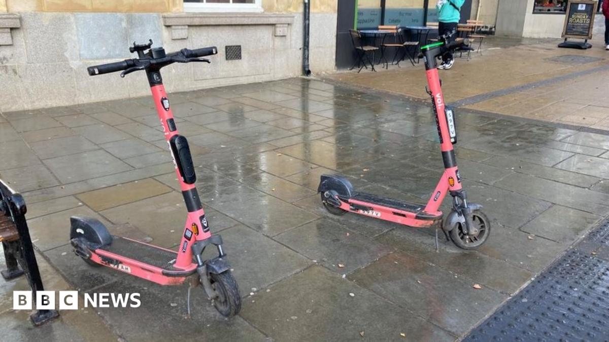 E-scooter use in Northampton reviewed by council - BBC News