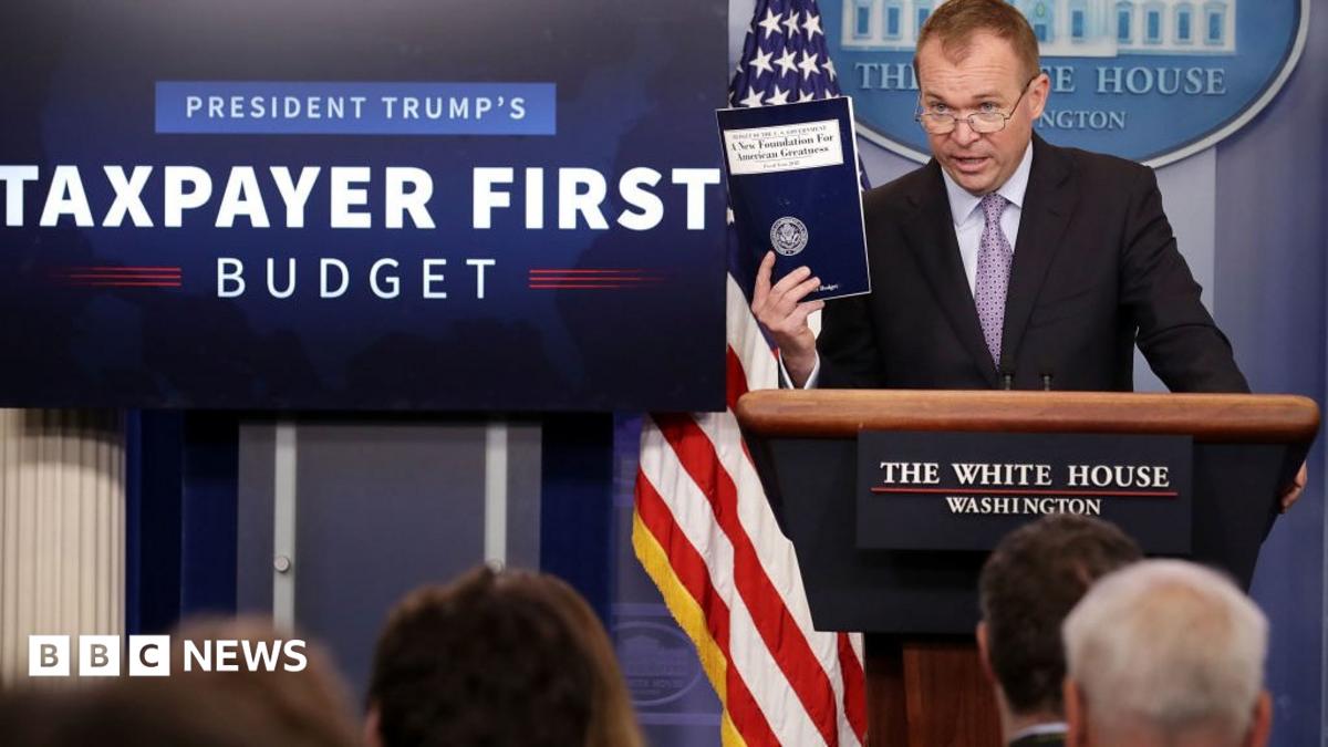 Trump's $4.1tr budget takes hatchet to safety net - BBC News