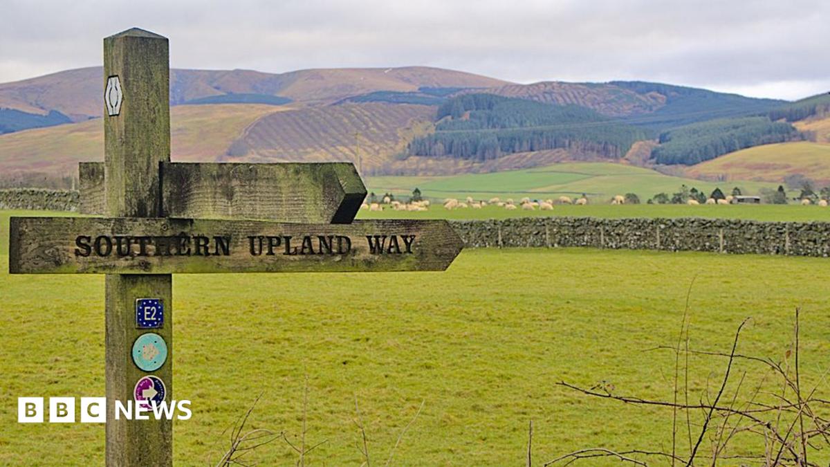 Southern Upland Way: Coast-to-coast path reaches 40-year landmark - BBC ...