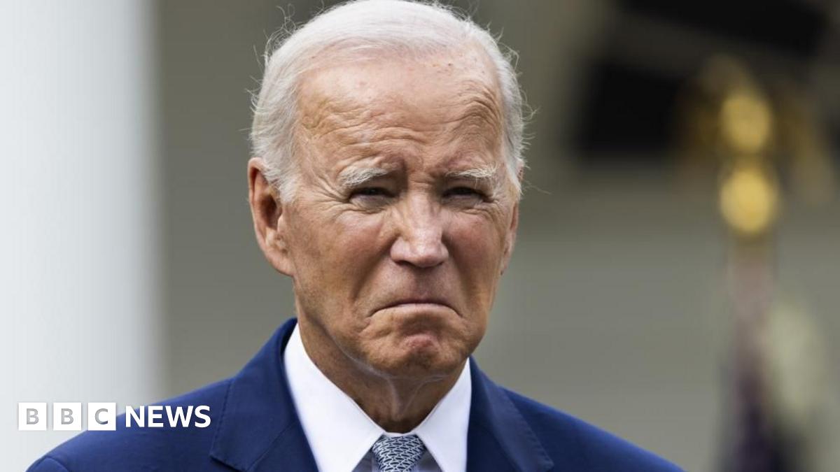 Joe Biden drops out of election, upending race for White House - BBC News