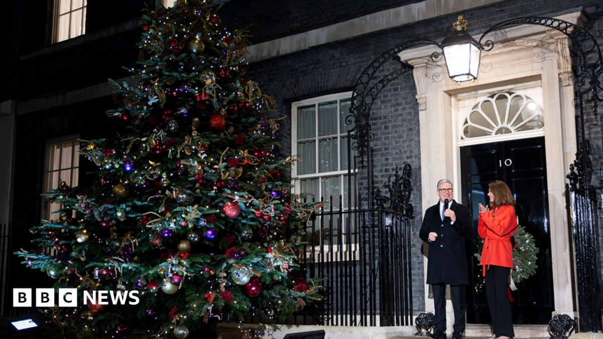 Downing Street Christmas tree grown on Powys farm - BBC News