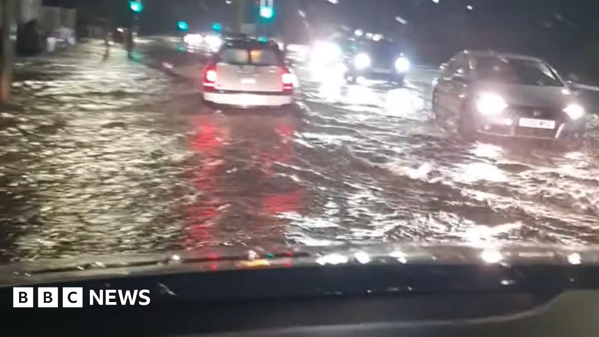 Wales weather: Flash flooding in south after torrential rain - BBC News