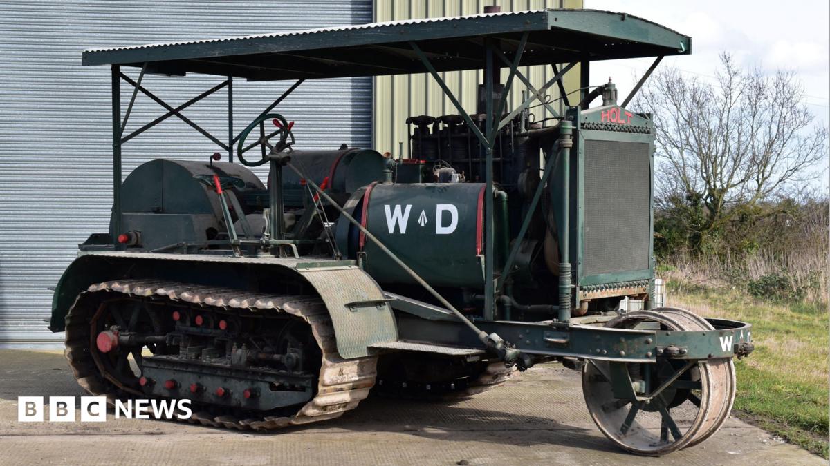 Rare wartime tractor sells for £75k at Halesworth farm auction - BBC News