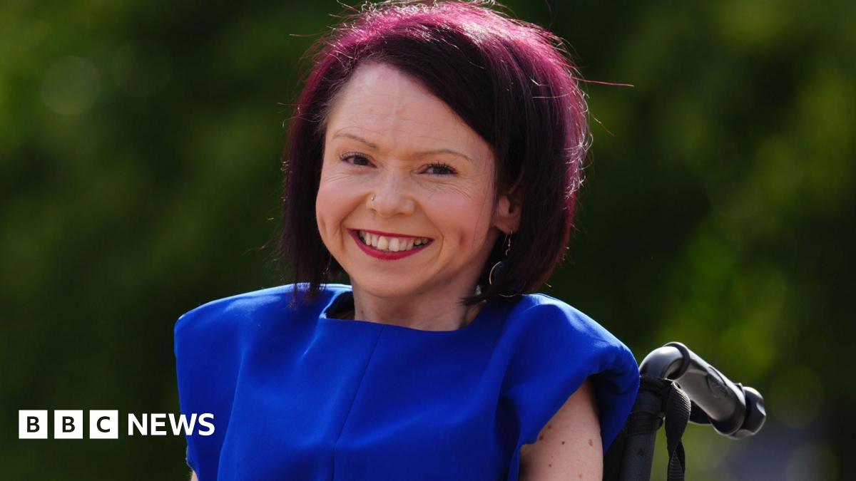 Pam Duncan-Glancy 'over the moon' at King's MBE honour - BBC News