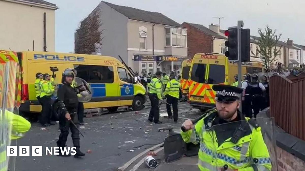 Man who threw brick at police and joined racist chants during Southport ...