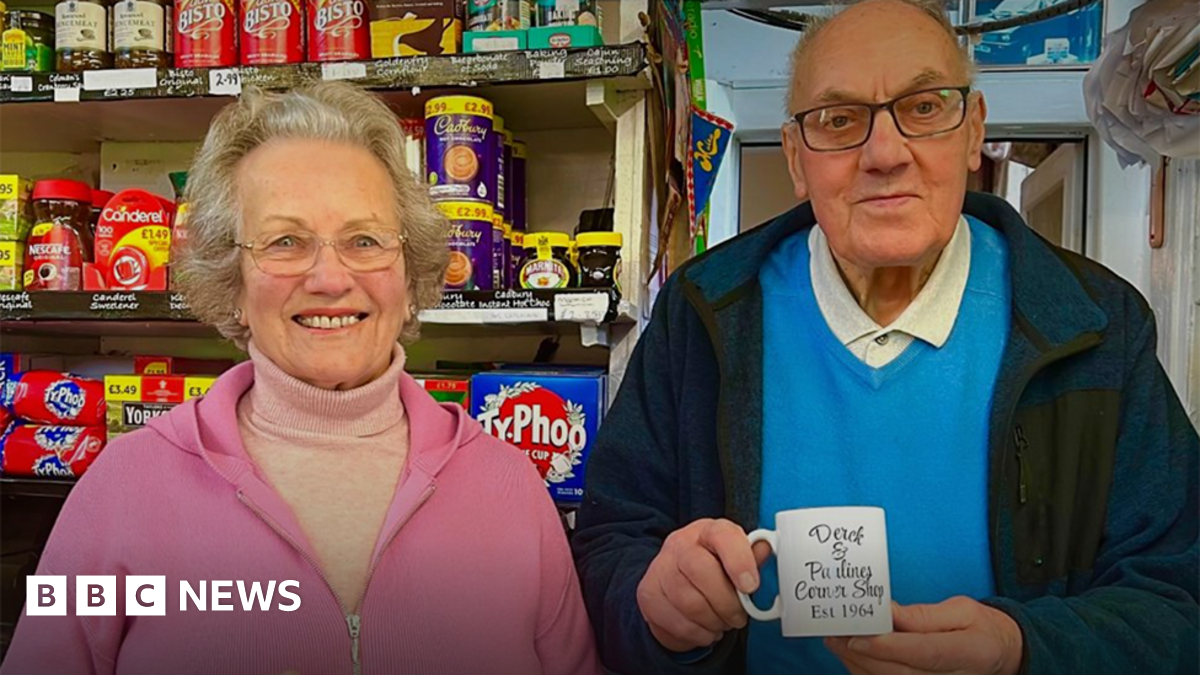 Birmingham couple proud to own 'longest-running' corner shop - BBC News