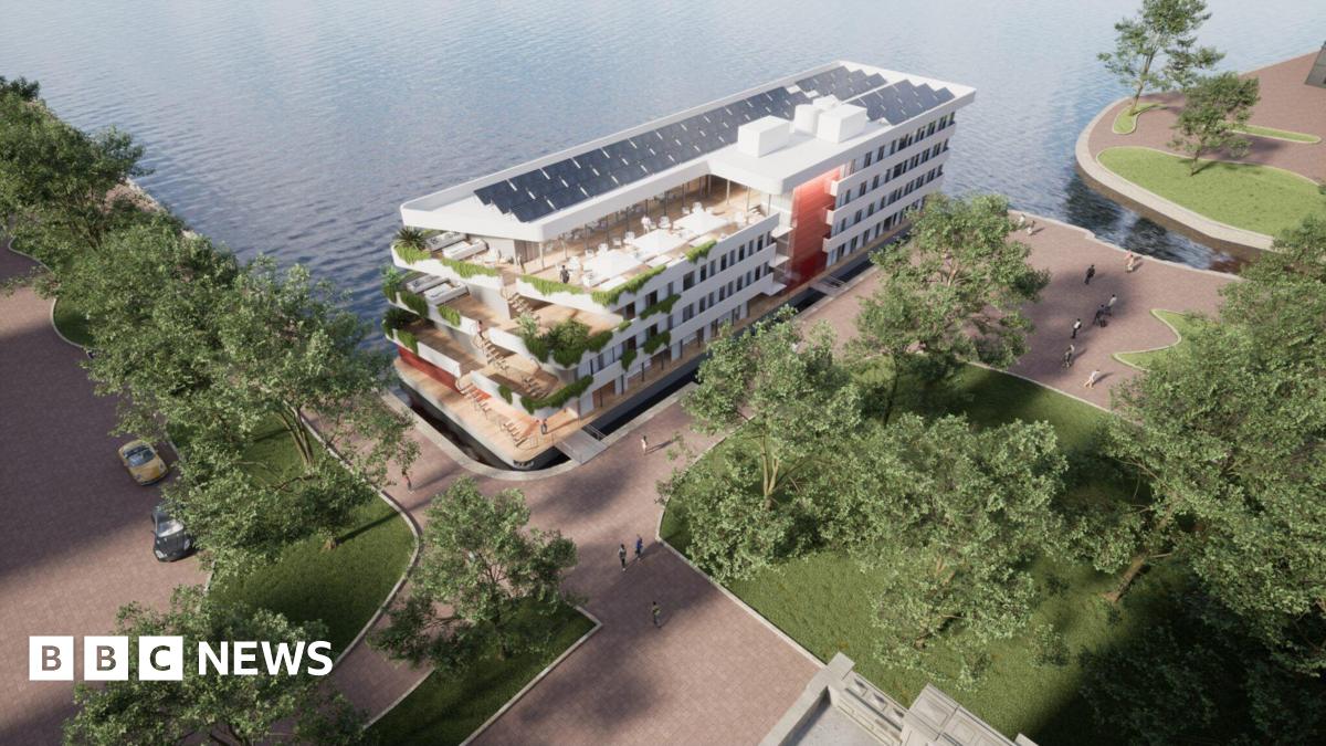 Cardiff Bay floating hotel plan for city's waterfront - BBC News