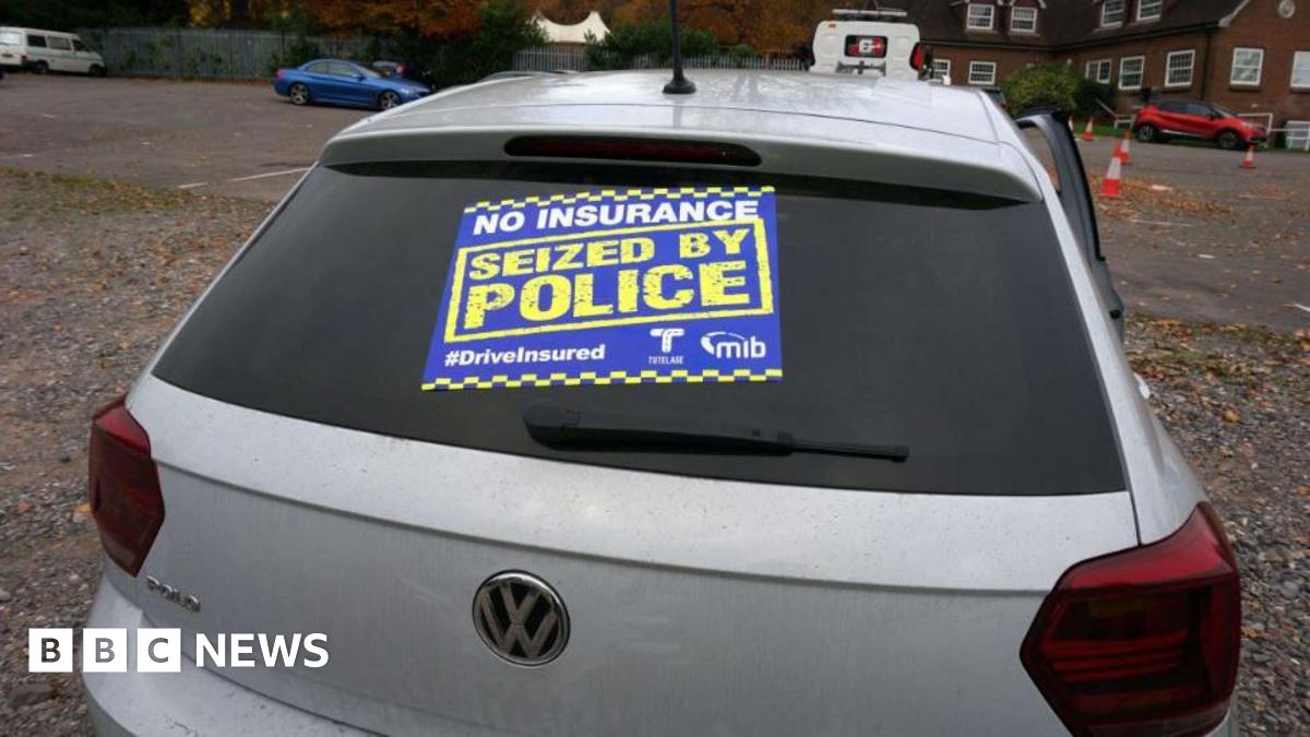 Surrey postcodes which top uninsured driving list - BBC News