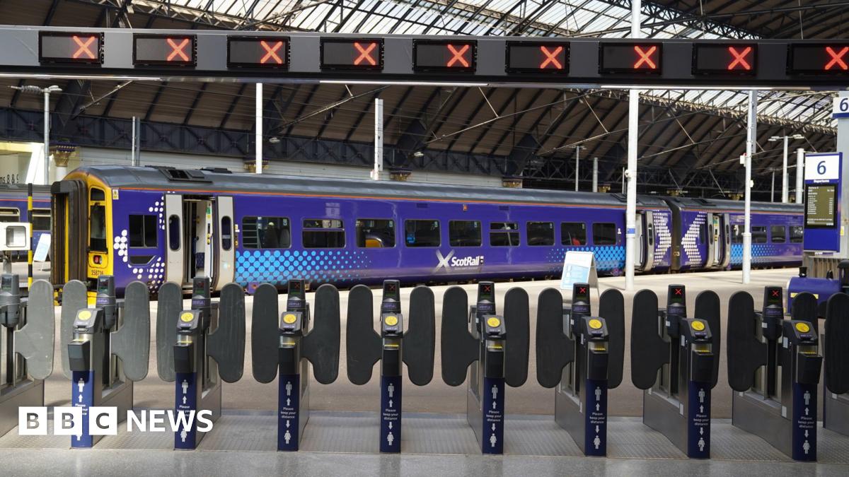ScotRail introduces reduced timetable amid pay row - BBC News