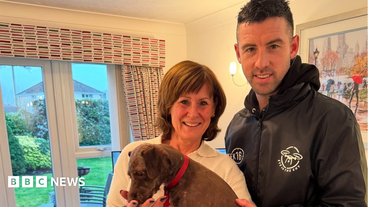 Wimborne: Veteran using experience to help find lost dogs - BBC News