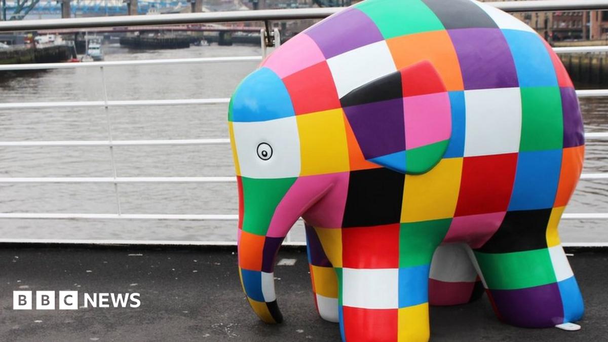 Elmer's Great North Parade: Elephant sculptures raise £182K for hospice ...