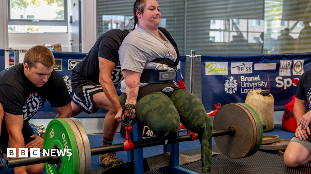Britain's strongest disabled woman hopes to tackle gym stigmas - BBC News