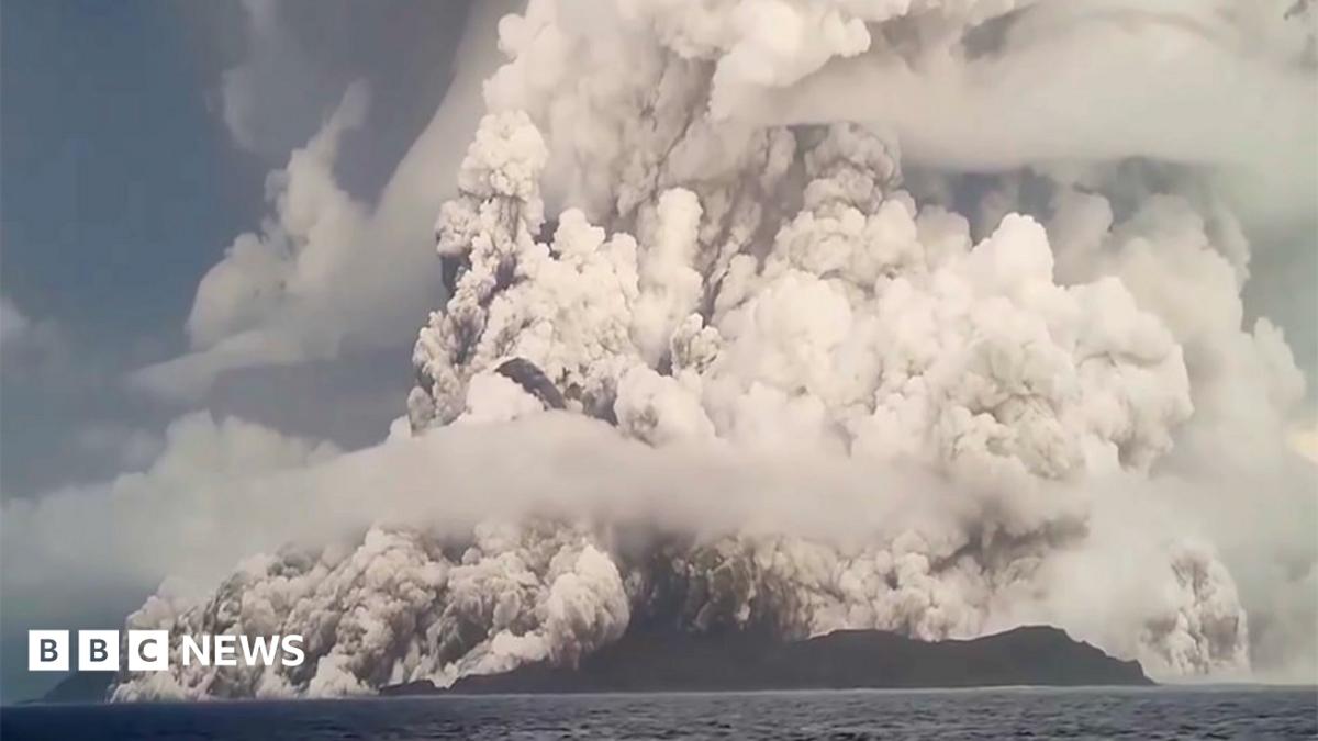 Tonga volcano eruption continues to astonish - BBC News