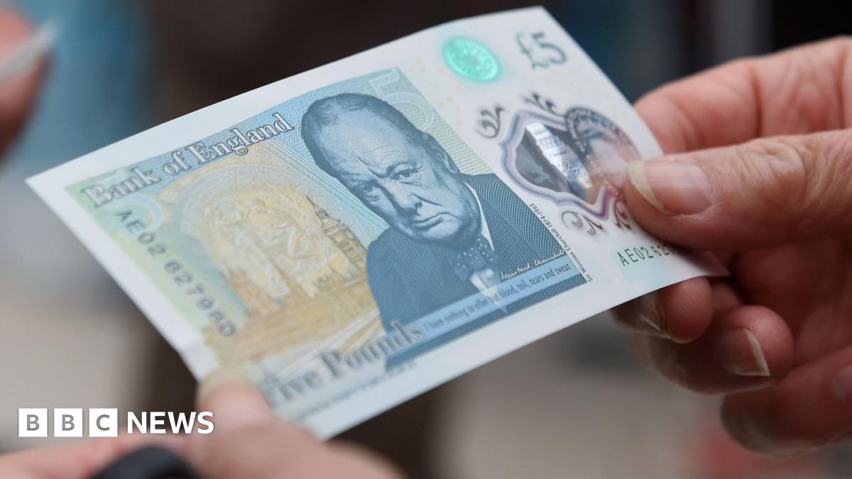 New Sir Winston Churchill £5 note design is unveiled - BBC News