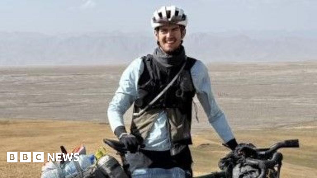Cyclist's round-the-world trip inspired by grandad's benevolence - BBC News