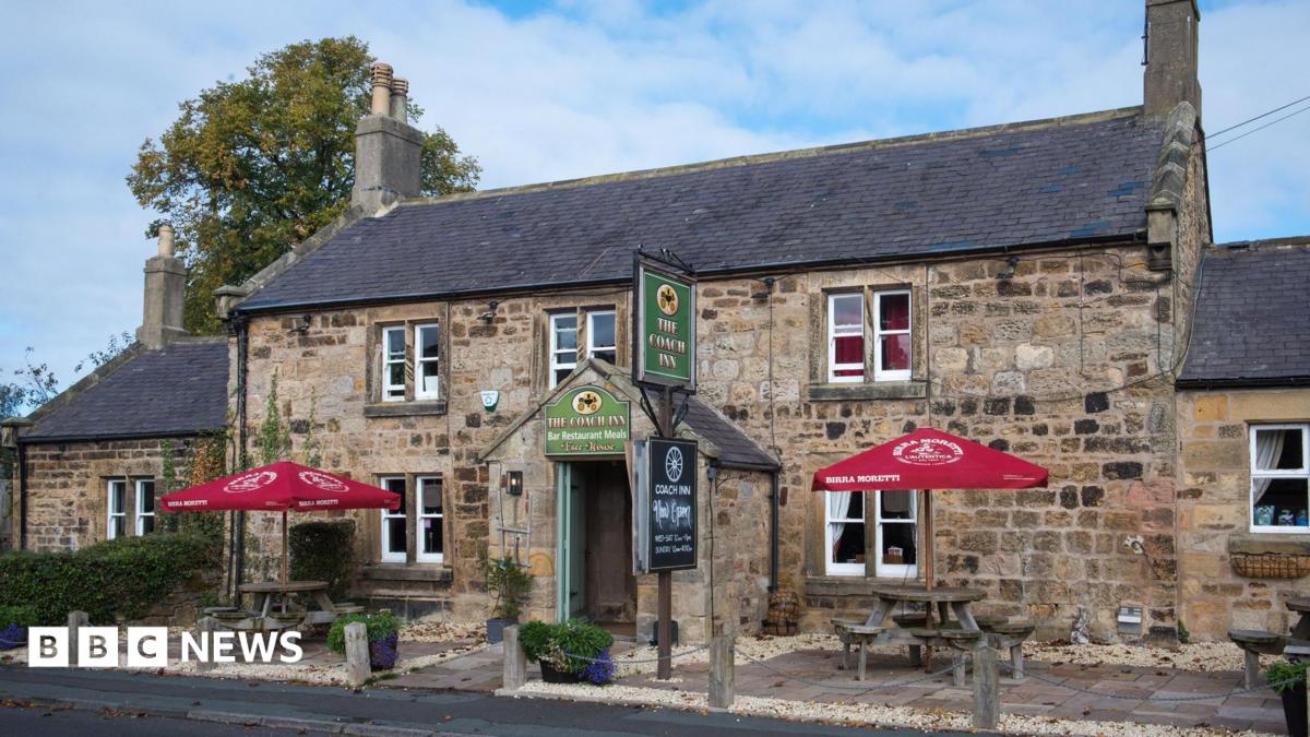 Reopened pub in Lesbury, Northumberland, 'hub of the community' - BBC News