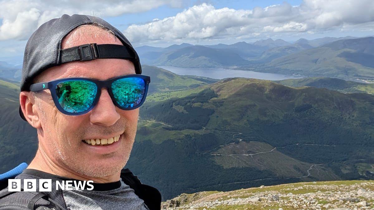 Tunstall man marking two years sober with epic bike ride - BBC News