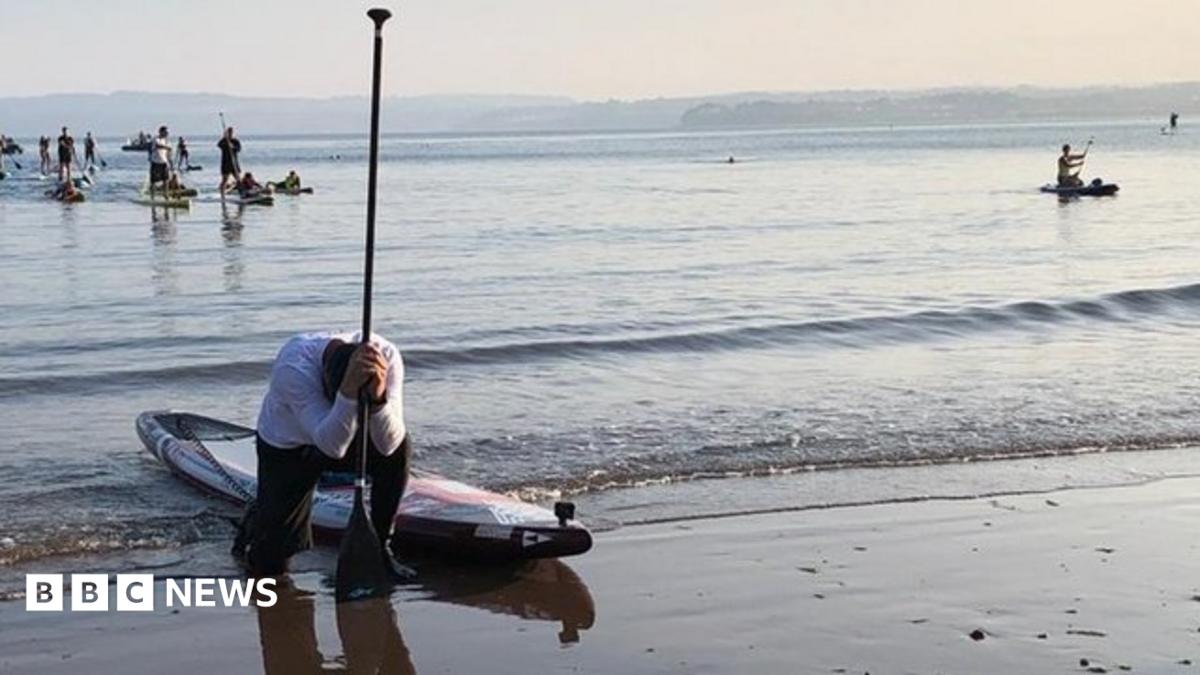 Brendon Prince: Paddleboarder completes round-trip of mainland Britain ...