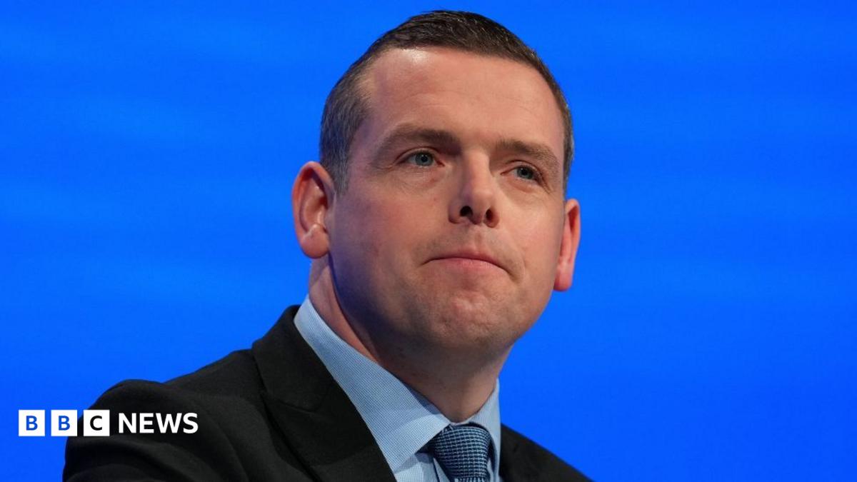 Douglas Ross: Conservatives facing 'challenging' general election - BBC ...