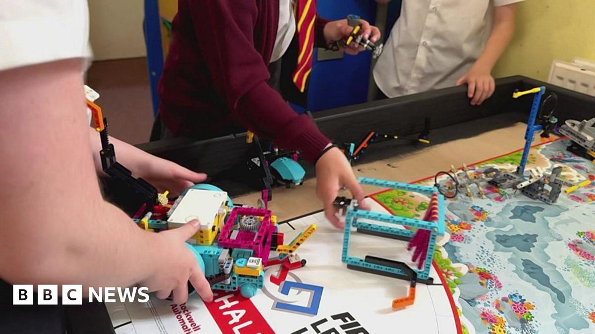 Lego robot challenge contest returning to Cornwall - BBC News